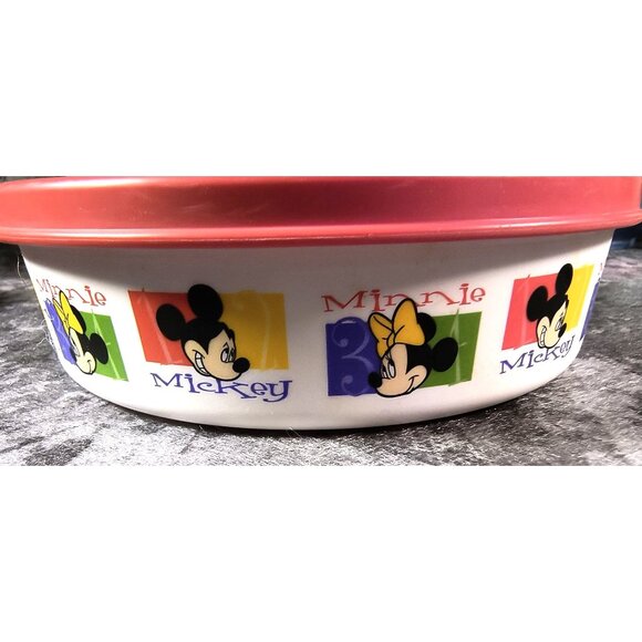 Tupperware | Kitchen | Tupperware Disney Mickey Minnie Mouse Bowl With ...